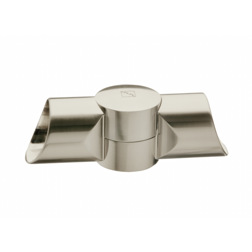 Fusion 90° Adjustable Connector – Brushed Nickel Handrail Fitting – LED ...